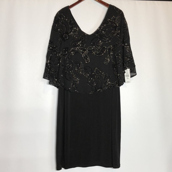 JM Collection | Dresses | Nwt Beautiful Black Was Sequence Dress | Poshmark